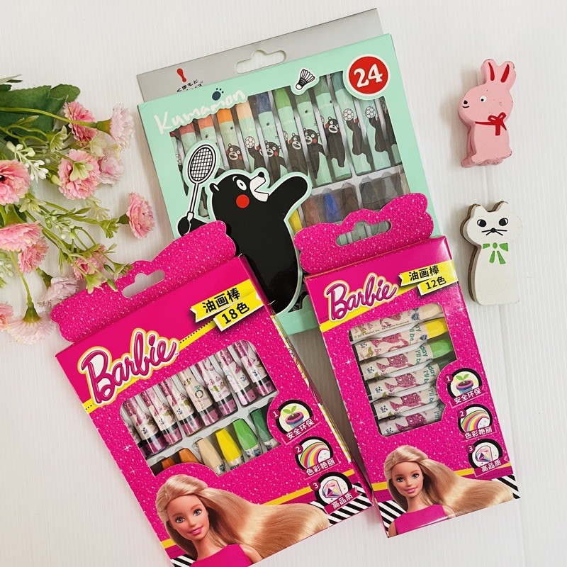 Barbie Crayon Oil Pastels 12s 24s/crayons/children crayons/12pcs ...