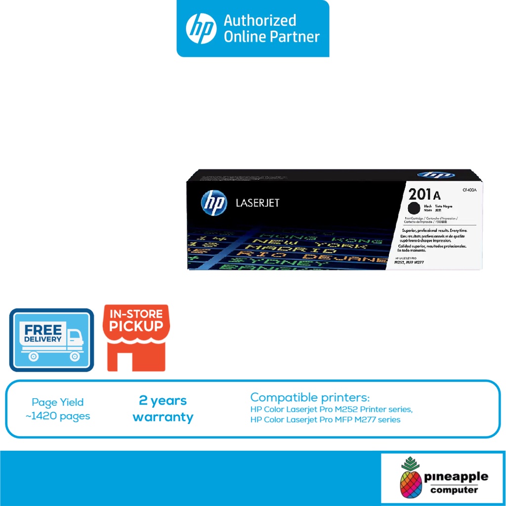 HP 201A Black Original LaserJet Toner Cartridge | Shopee Malaysia