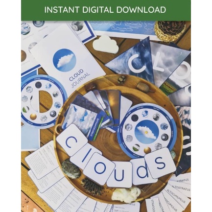 Cloud Unit Study Learning Pack Printable (PDF) Montessori Homeschool ...