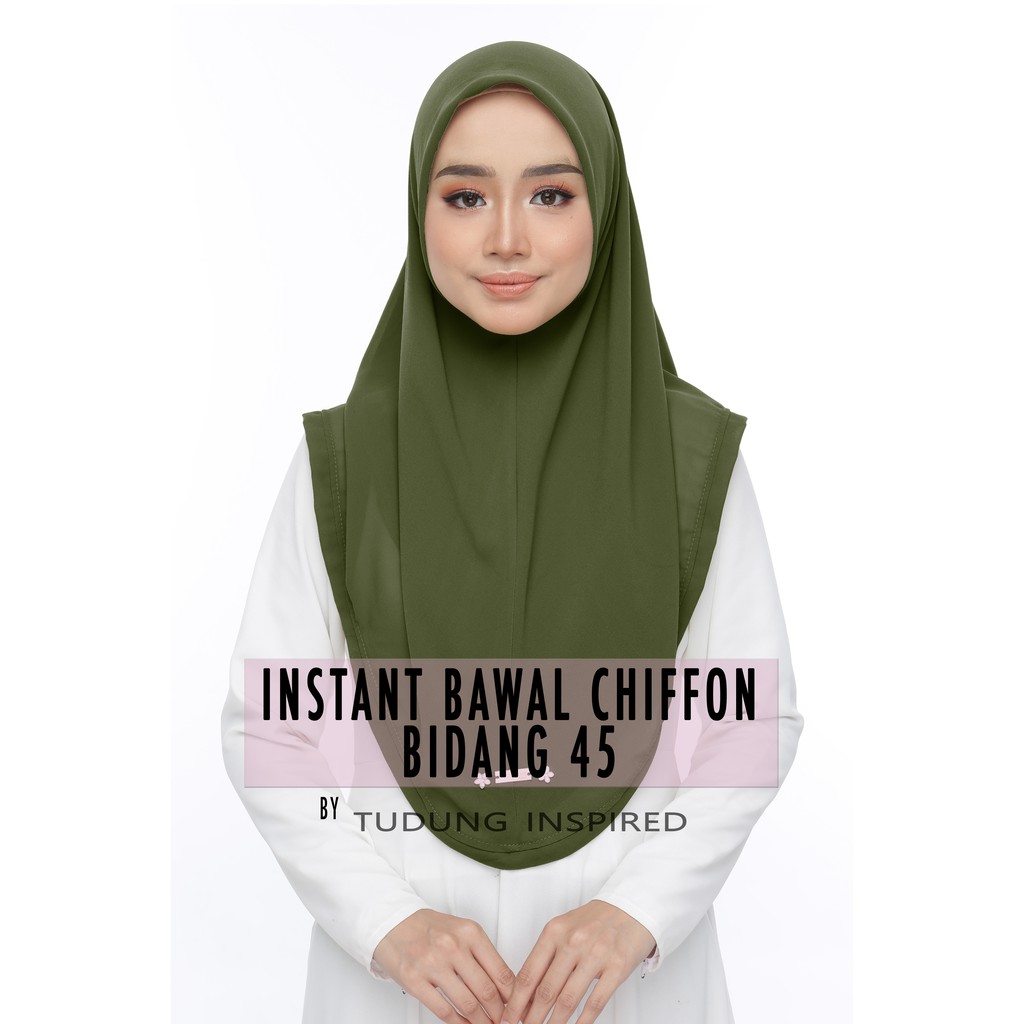 [🔥READY STOCK 🔥] INSTANT BAWAL TAYA BEADS BIDANG 45 CHIFFON | Shopee ...