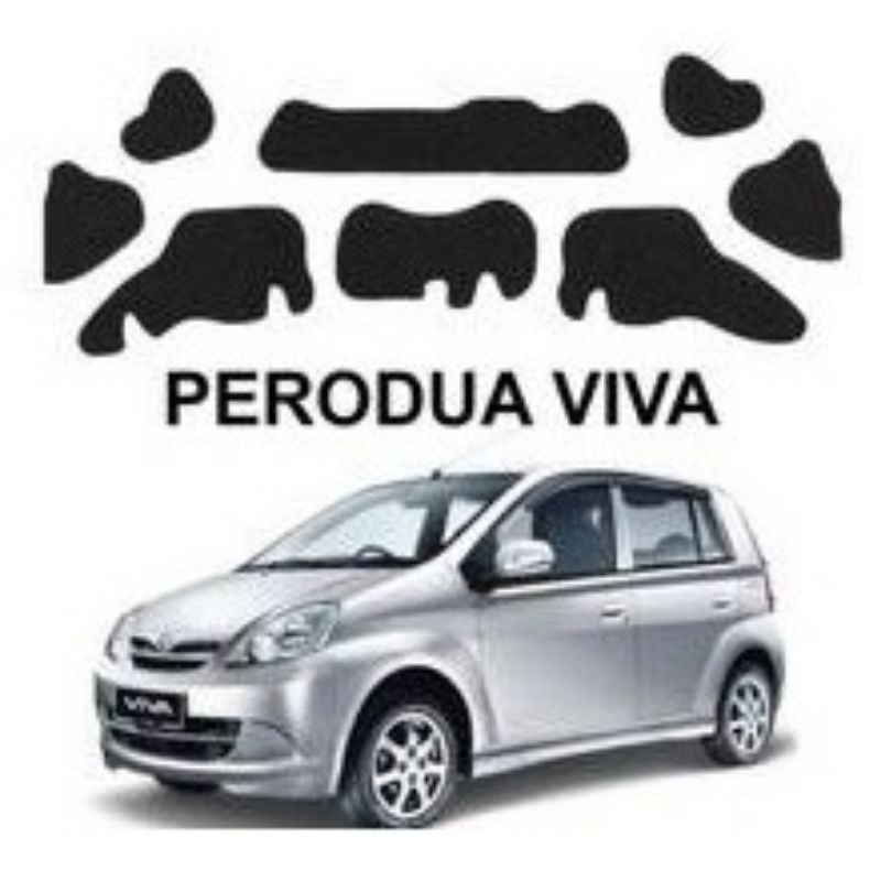 Perodua Bonnet Cover Sponge Mat Soundproof Baru span bonet Aruz Ativa ...