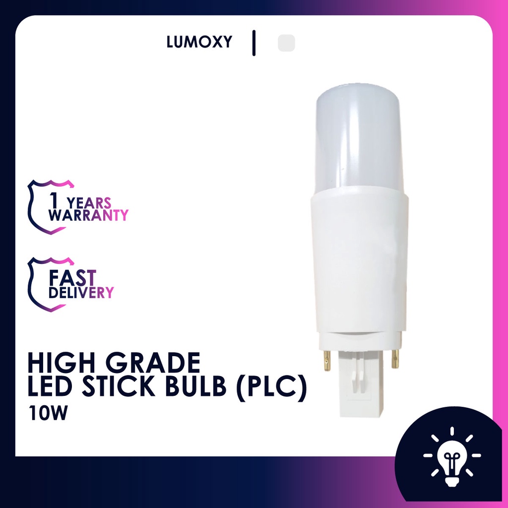 LMY_ LED PLC Bulb Mentol 10W Light Lampu Energy Saving Wall Table Lamp ...