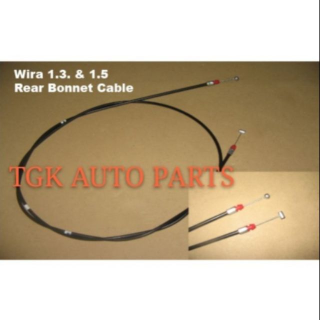 PROTON WIRA SEDAN REAR BONNET CABLE BELAKANG CABLE BONNET (NEW ...