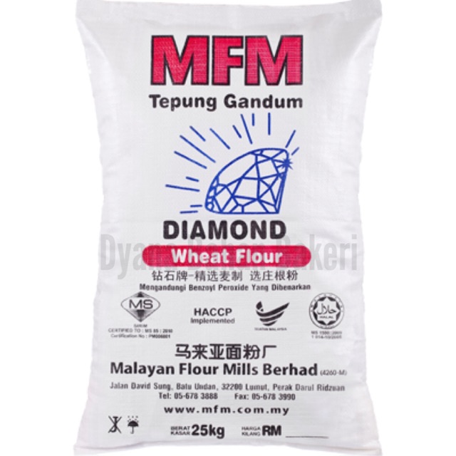 Tepung Protein Tinggi | High Protein Flour 25KG | Shopee Malaysia