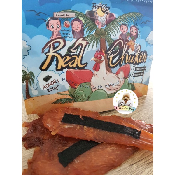 Furcoco Aononi Dried Chicken Pet Treats Snack Fresh make “Handcut ...