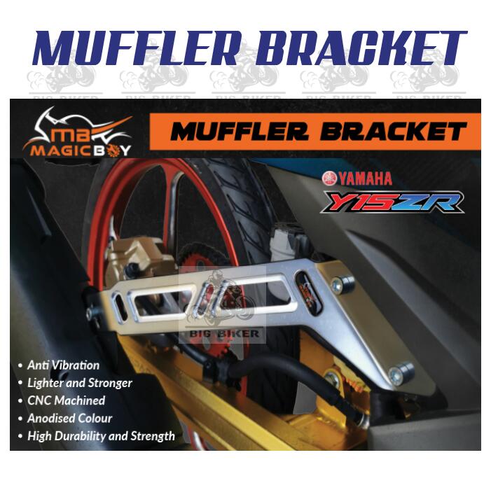 Y15 Y16 Y15ZR/Y16ZR YSUKU Y Muffler Exhaust Bracket YAMAHA Y15ZR RSX ...