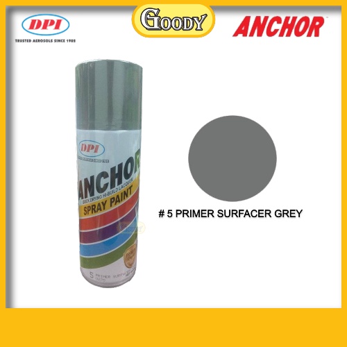 Anchor # 5 PRIMER SURFACER GREY Aerosol spray paint 400ml | Shopee Malaysia