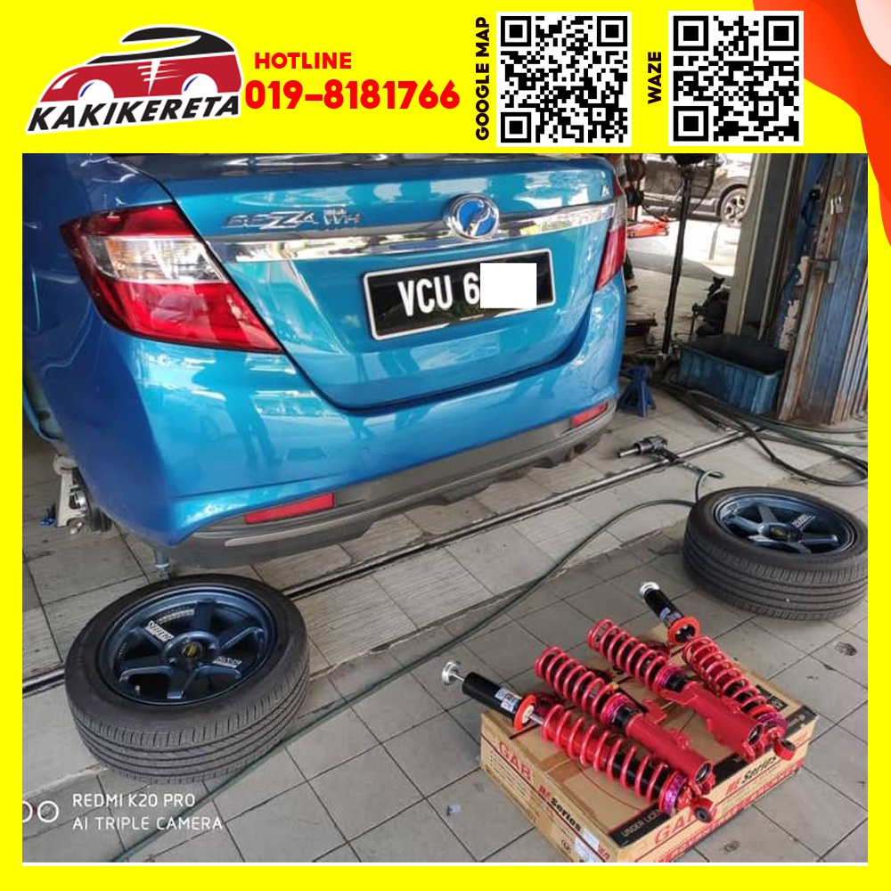 🔥🇯🇵Perodua BEZZA 🇯🇵GAB HE Hi Lo Body shift Adjustable Absorber ...
