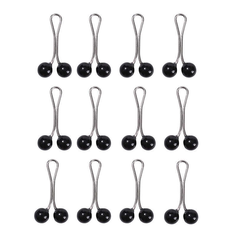 Jifang 12pcs/set Colorful Pearls Muslim Hijabs Pins U shape Hijab Clips ...