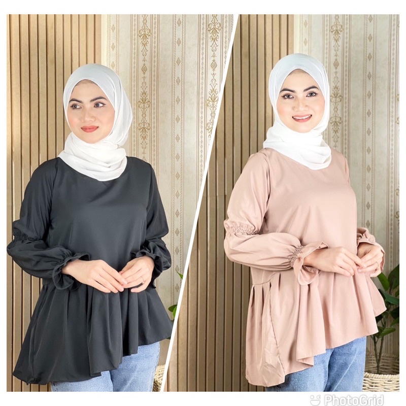 READY STOCK 🔥 FAST SHIPPING 🔥 MURAH 🔥 BLOUSE LABUH LONGGAR MUSLIMAH ...