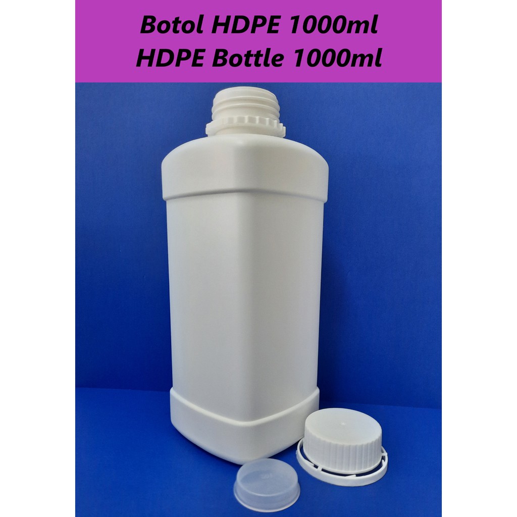 [1000ml] Botol HDPE/ HDPE Bottle | Shopee Malaysia