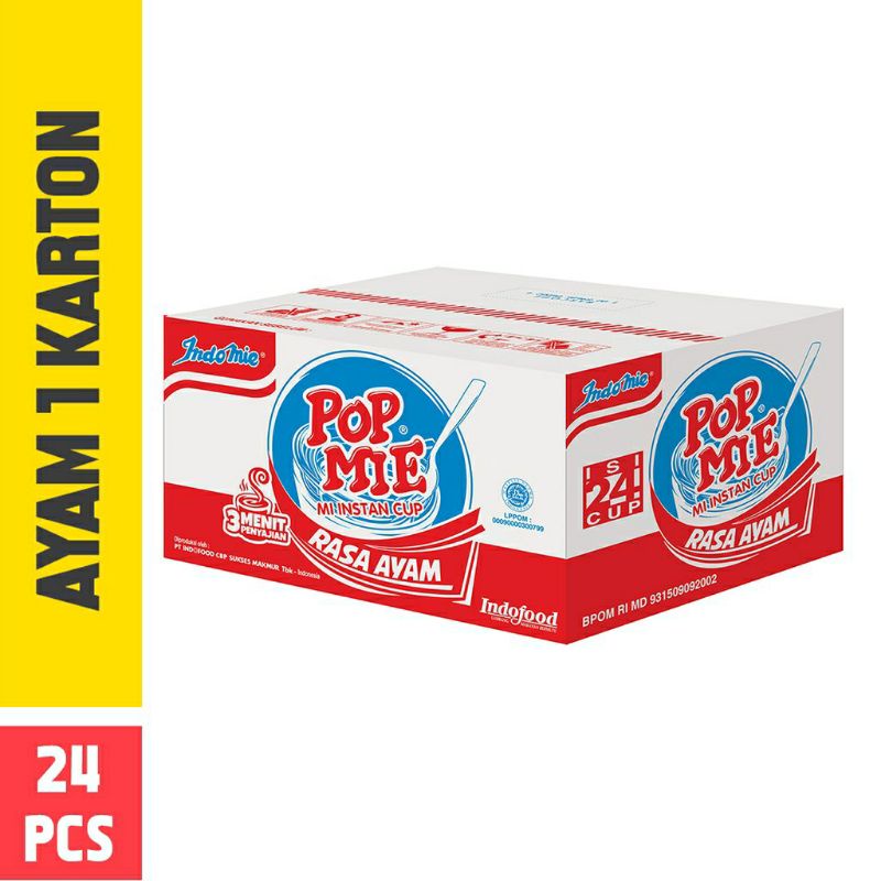 Pop Onion Chicken Flavored Noodles 1 Box Contents 24 pcs 75 gr | Shopee ...