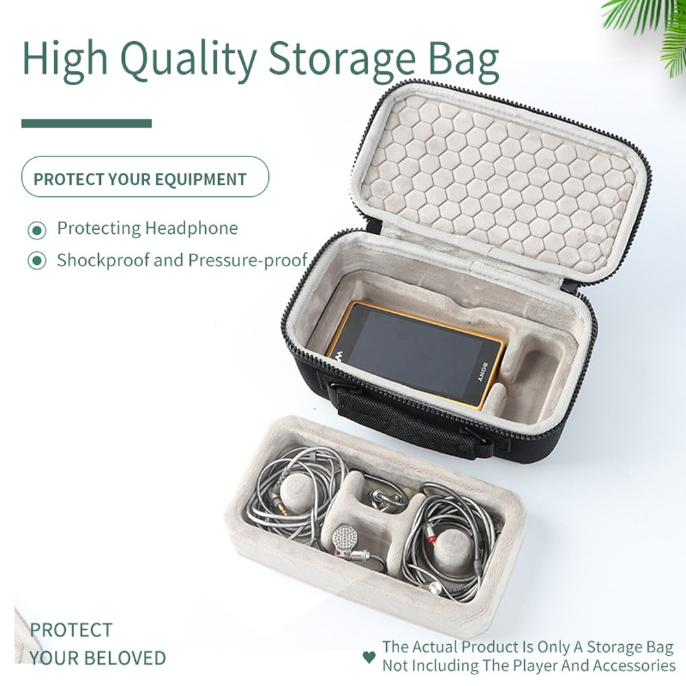 Carrying Case Storage Box Bag for Sony Walkman NW-WM1AM2 NW-WM1ZM2 NW ...
