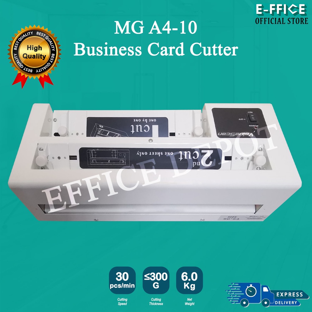 Effice Depot - MGA4-10 Name Card Cutter Automatic / Business Card ...