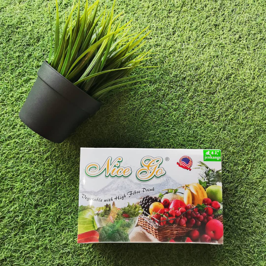 Nice Go Vege High Fibre Drink 25 packs X 15gm | Shopee Malaysia