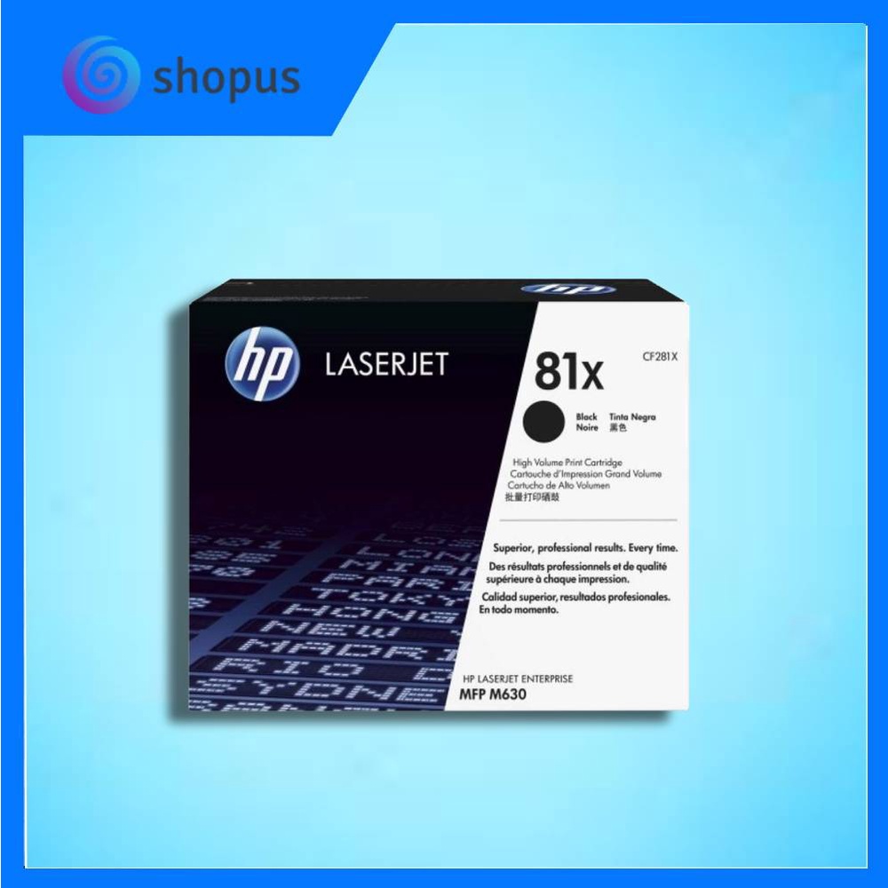 HP 81X High Yield Black Original LaserJet Toner Cartridge (CF281X) | Shopee Malaysia