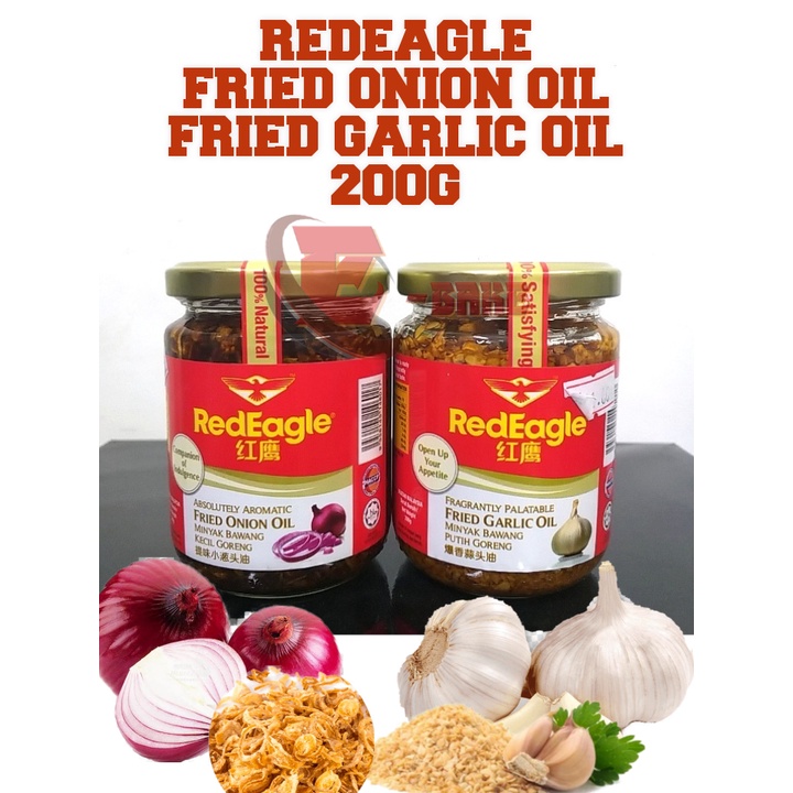 RED EAGLE FRIED ONION OIL | FRIED GARLIC OIL | 200G | HALAL | Shopee Malaysia