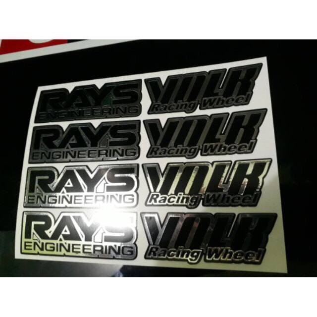 Sticker Rim TE37 Super Chrome | Shopee Malaysia