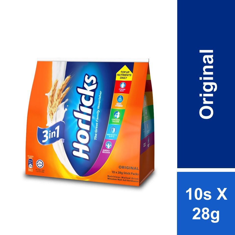 Horlicks 3 in 1 (10 sachets X 28g) | Shopee Malaysia