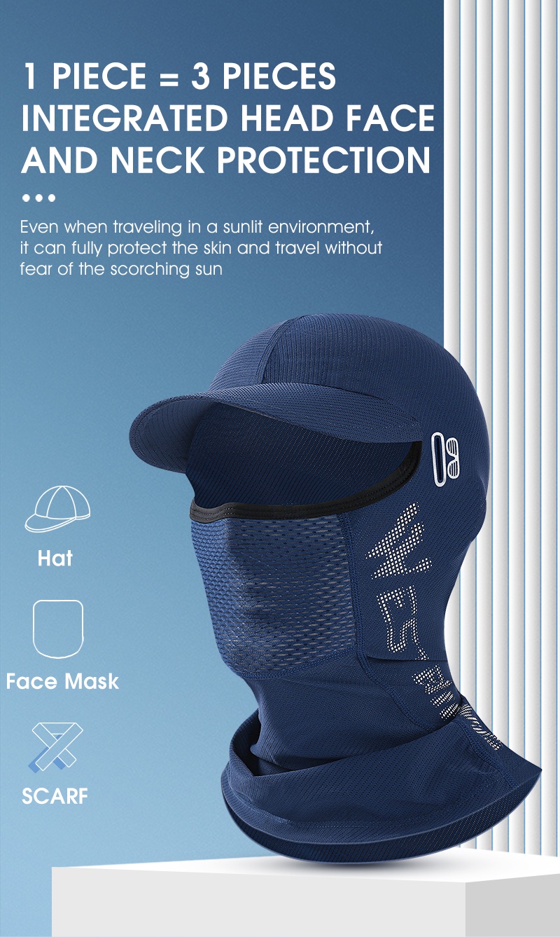 WEST BIKING Topeng Muka Balaclava Full Face Mask Sun Protection ...