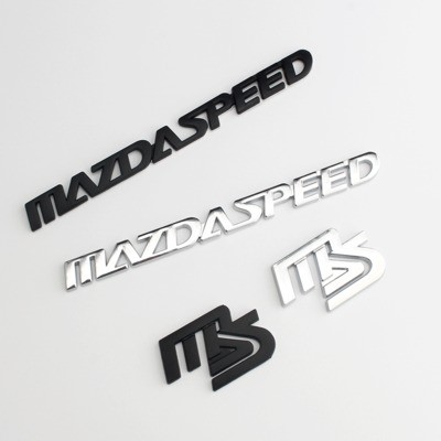 1 x Metal MAZDASPEED MAZDA SPEED Letter Car Auto Rear Trunk Emblem ...