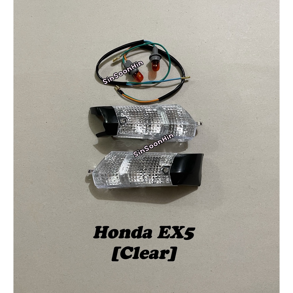 Honda EX5 DREAM Front Signal Lamp ( Clear / DE Tinted ) | Shopee Malaysia