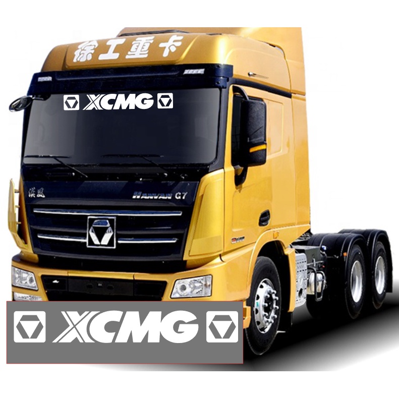 XCMG HANVAN TRUCK STICKER FRONT, STICKER LORI XCMG DEPAN HIGHJ QUALITY ...