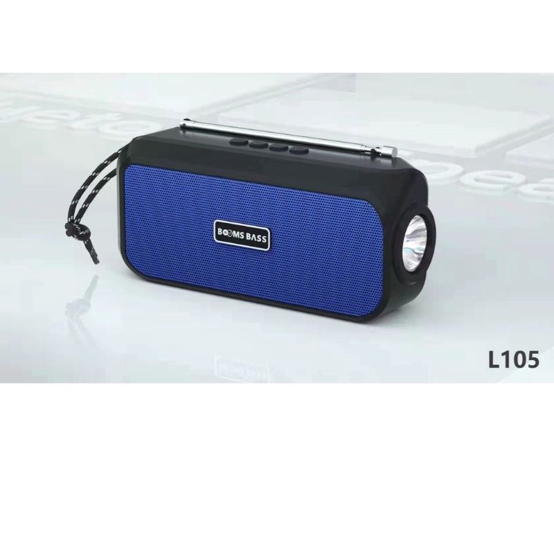 BOOMS BASS L105 Wireless Bluetooth 5.0 Portable Speaker / Torch Light ...