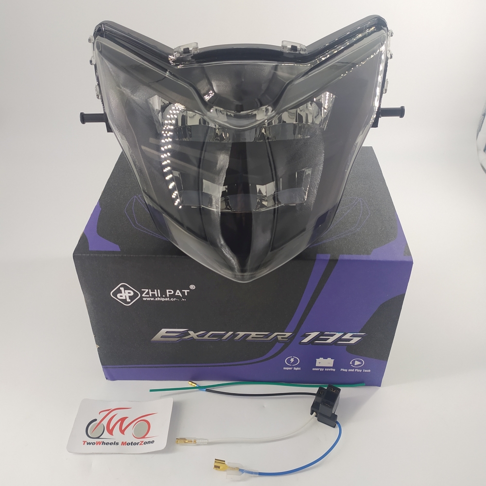 LC135 NEW V2/V3/V4/V5/V6 LED HEAD LAMP HEADLIGHT ZHIPAT SMOKE | Shopee ...