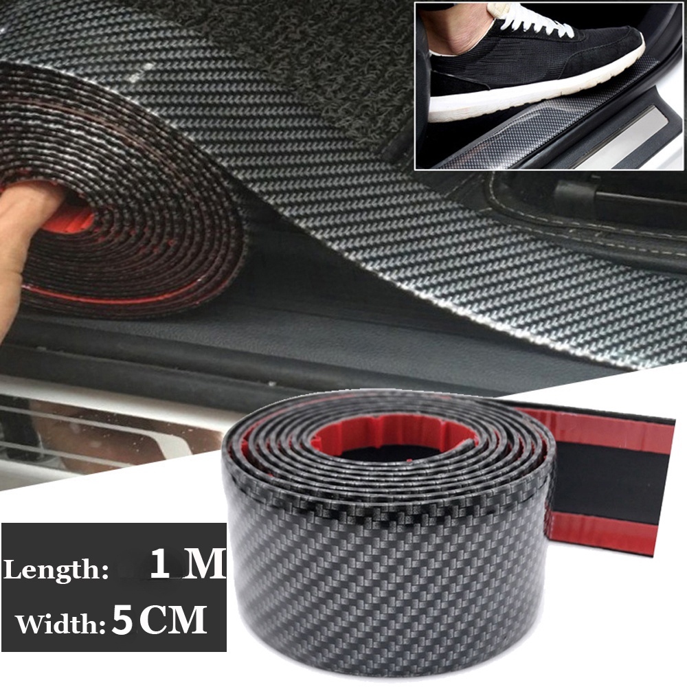 1 Meter Rubber Car Sill Strip Anti-collision Strip DIY Door Sill Protector Edge Guard Universal ...