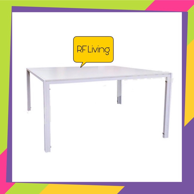 RF Living Modern White Dining table And Simple Study / Work / Office ...