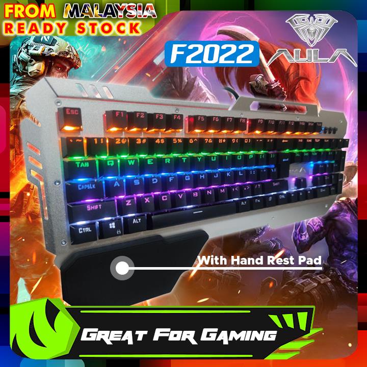 Aula Real Mechanical Keyboard F2022 Game Wired Gaming Desktop Computer ...
