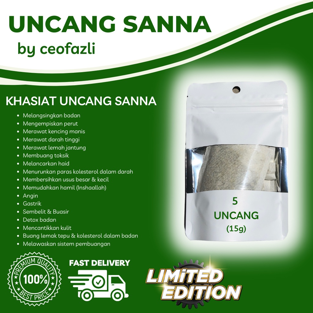 Uncang Daun Sanna by ceofazli (5 uncang) | Shopee Malaysia