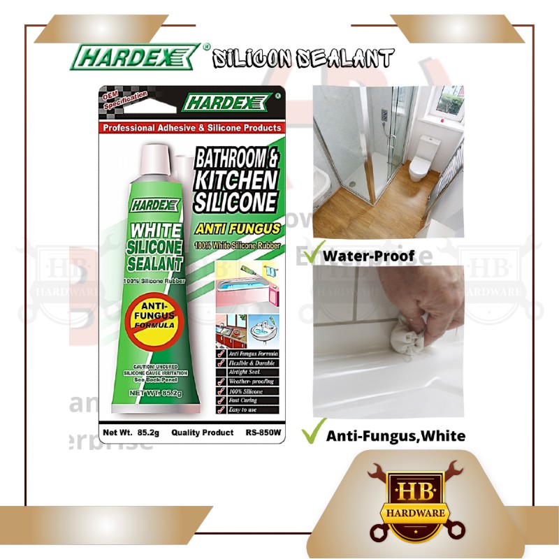 HB Hardware HARDEX Anti Fungus Silicon Sealant/Water-Proof Silicon ...