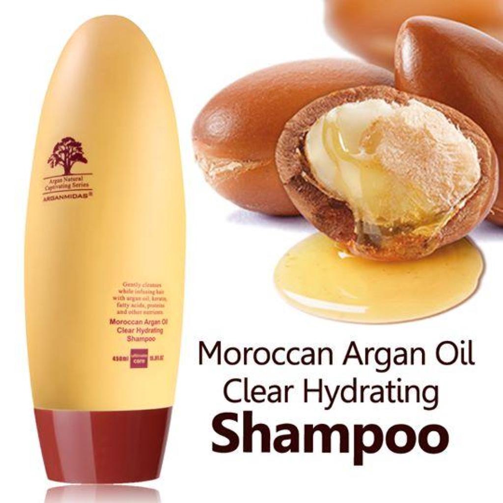 Arganmidas Moroccan Argan Oil Clear Hydrating Shampoo 450mlrganmidas Moroccan Argan Oil Clear ...