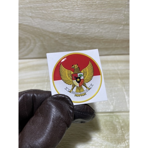 MERAH PUTIH Red and White Garuda Embossed Sticker | Shopee Malaysia