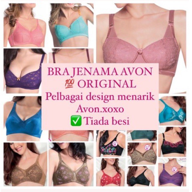 AVON BRA TIADA BESI : 2 HELAI BRA! ( RANDOM ) | Shopee Malaysia