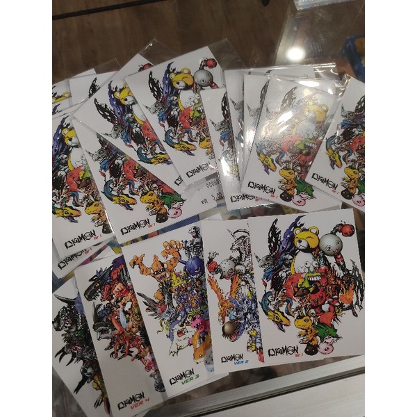 Stiker DIGIMON Ver1 - Ver5 (set) | Shopee Malaysia