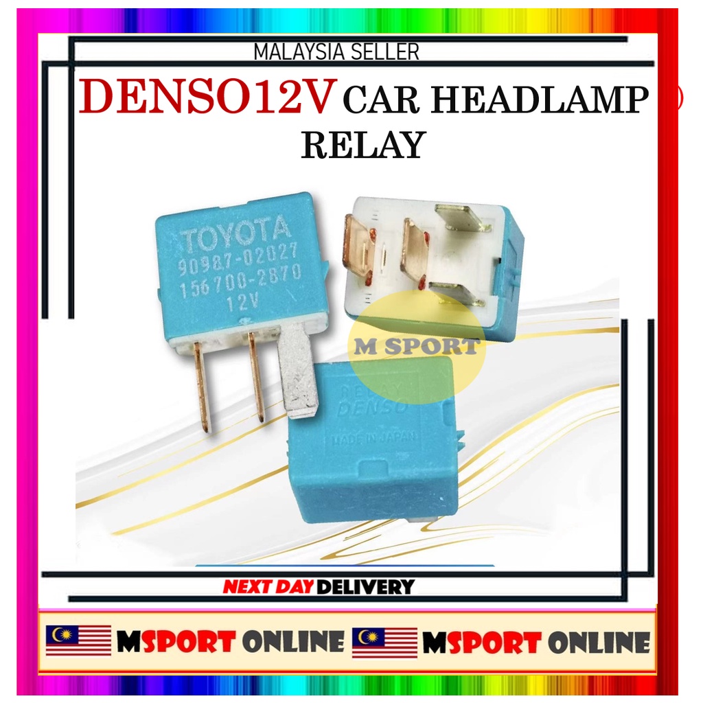DENSO 4PIN HEAD LAMP RELAY / POWER RELAY (MADE IN JAPAN) | Shopee Malaysia