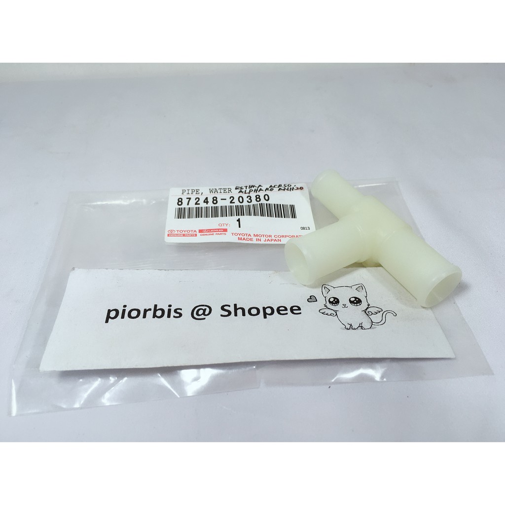 ORIGINAL TOYOTA ESTIMA ACR50, ALPHARD ANH20 PIPE T 3 WAY HOSE HEATER ...