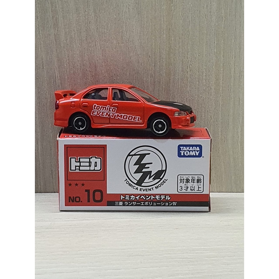 TOMICA MITSUBISHI LANCER EVOLUTION EVO IV - EVENT MODEL NO. 10 | Shopee ...