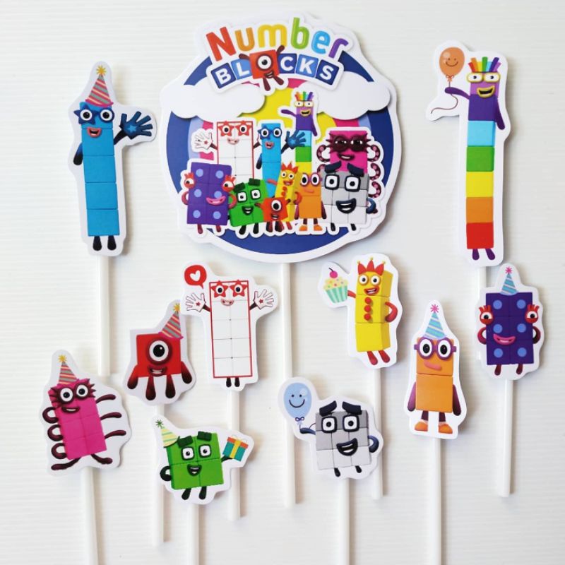CAKE TOPPER NUMBER BLOCKS | Shopee Malaysia