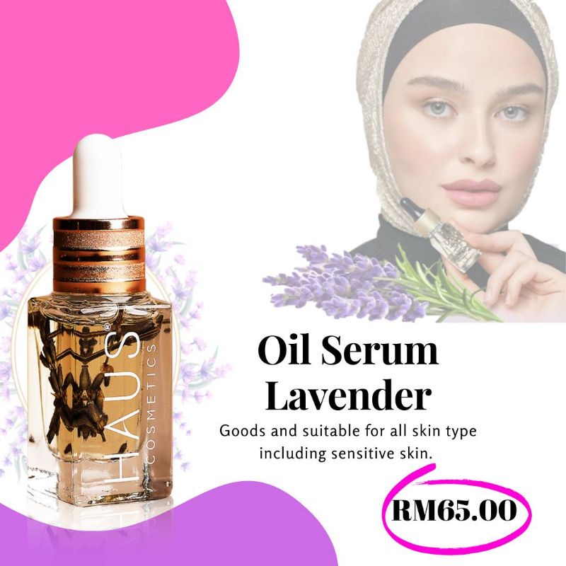 🔥HAUS-Oil Serum Lavender🔥 | Shopee Malaysia