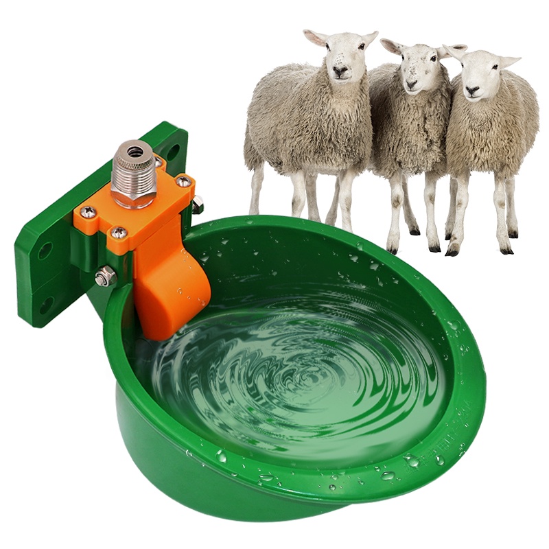 【Ready stock】Automatic Plastic Pig and Sheep Drinking Bowl Touch-type ...