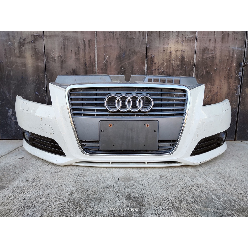Original AUDI A3 8P 2009-2011 Front Bumper With Fog Lamps Lights And ...