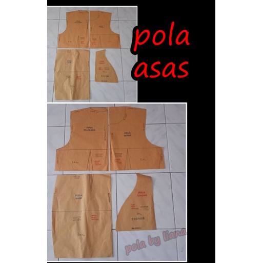 POLA ASAS BY LIANA (dewasa & kanak²) | Shopee Malaysia