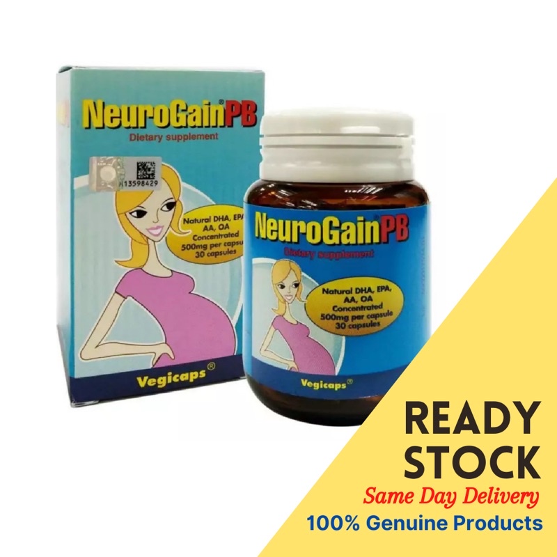 Neurogain PB 300DHA Vegicapsules 30s untuk ibu mengandung/ wanita ...