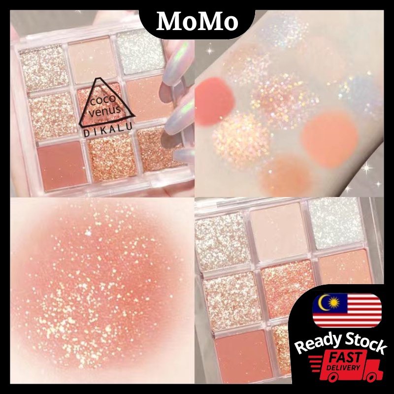 MoMo 9 Color Eyeshadow Palette Color pop Eyeshadow Makeup Palette ...