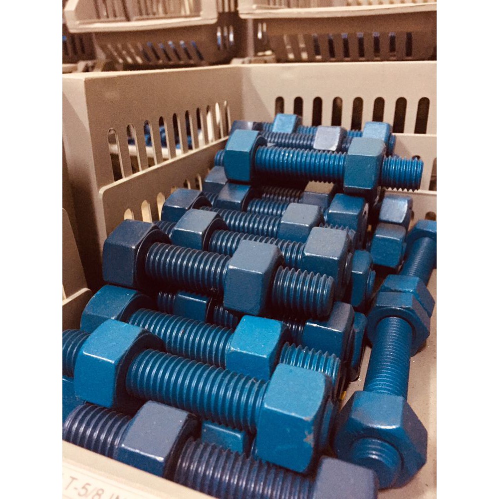 Stud bolt 7/8" c/w 2 Hvy Hex Nut, A193 B7/ A194 Gr.2H, FCC (Various Size) | Shopee Malaysia