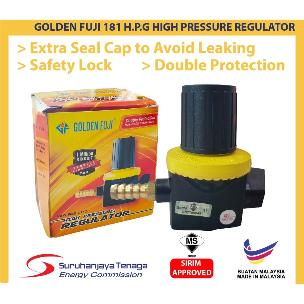Golden Fuji High Presure Gas Regulated | Shopee Malaysia